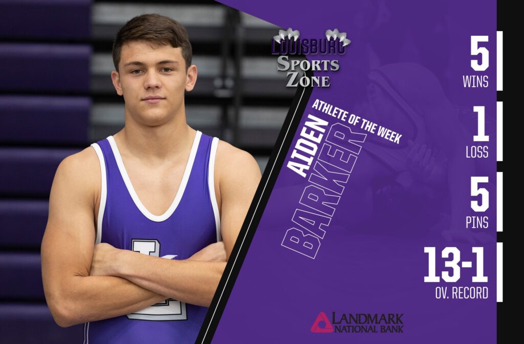 Week 3 Athlete of the Week: Aiden Barker – Louisburg Sports Zone