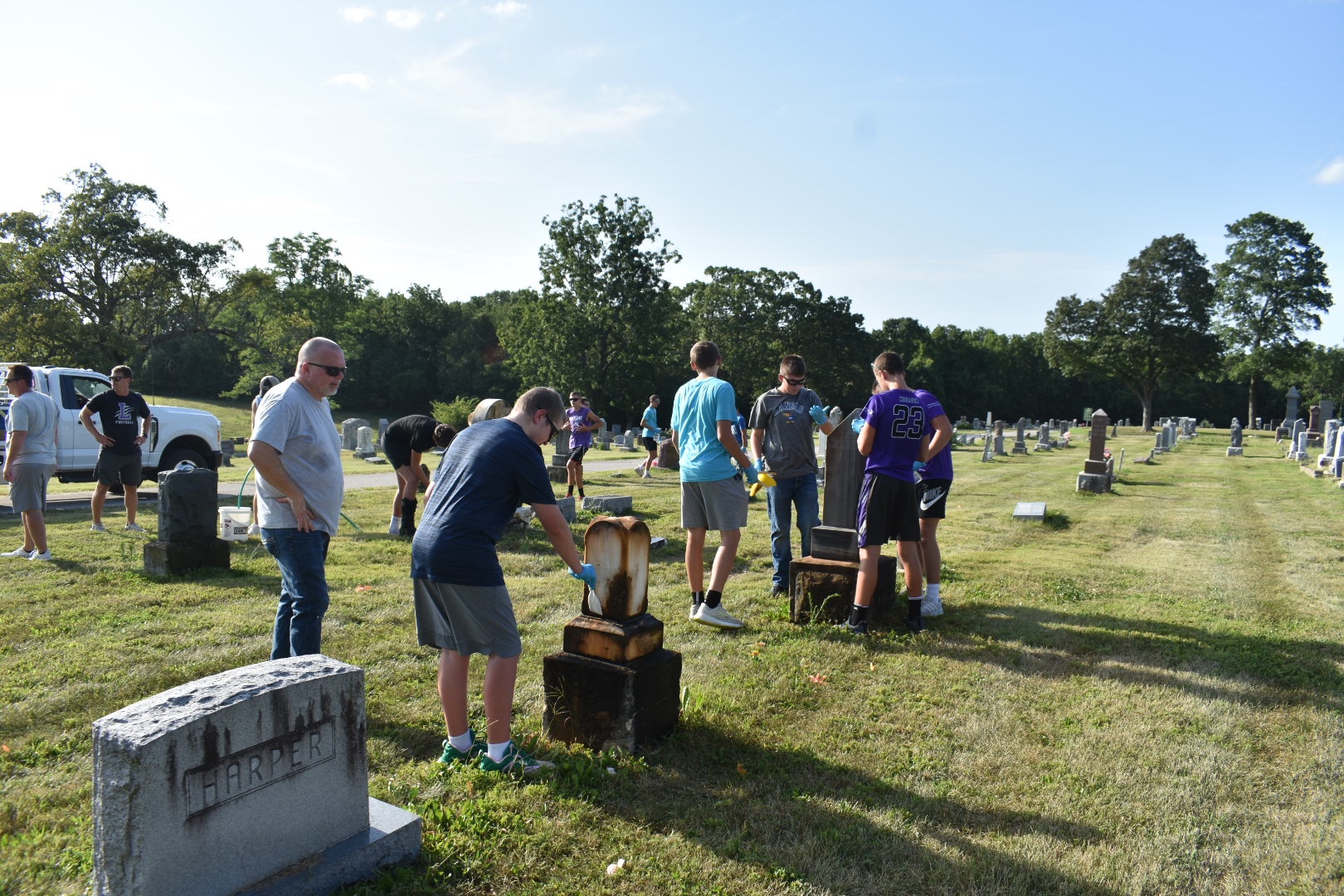 Louisburg football uses work day to give back to community – Louisburg ...