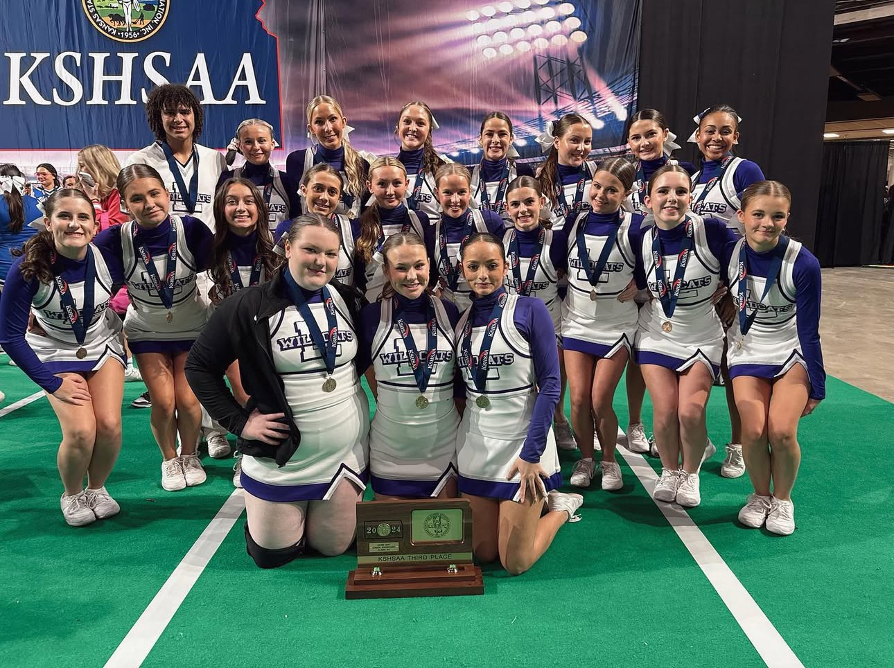 Wildcat cheer finishes third at state Game Day competition – Louisburg ...