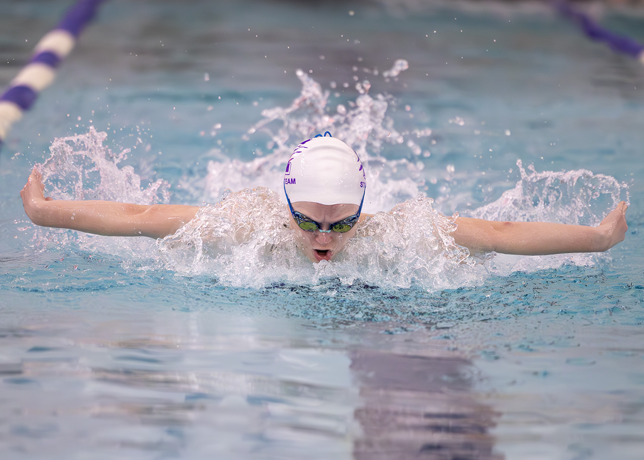 Miami County girls swim team wins team title on Senior Night ...
