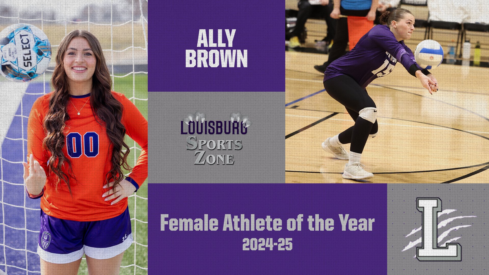 Brown named 2025 Louisburg Sports Zone Female Athlete of the Year ...