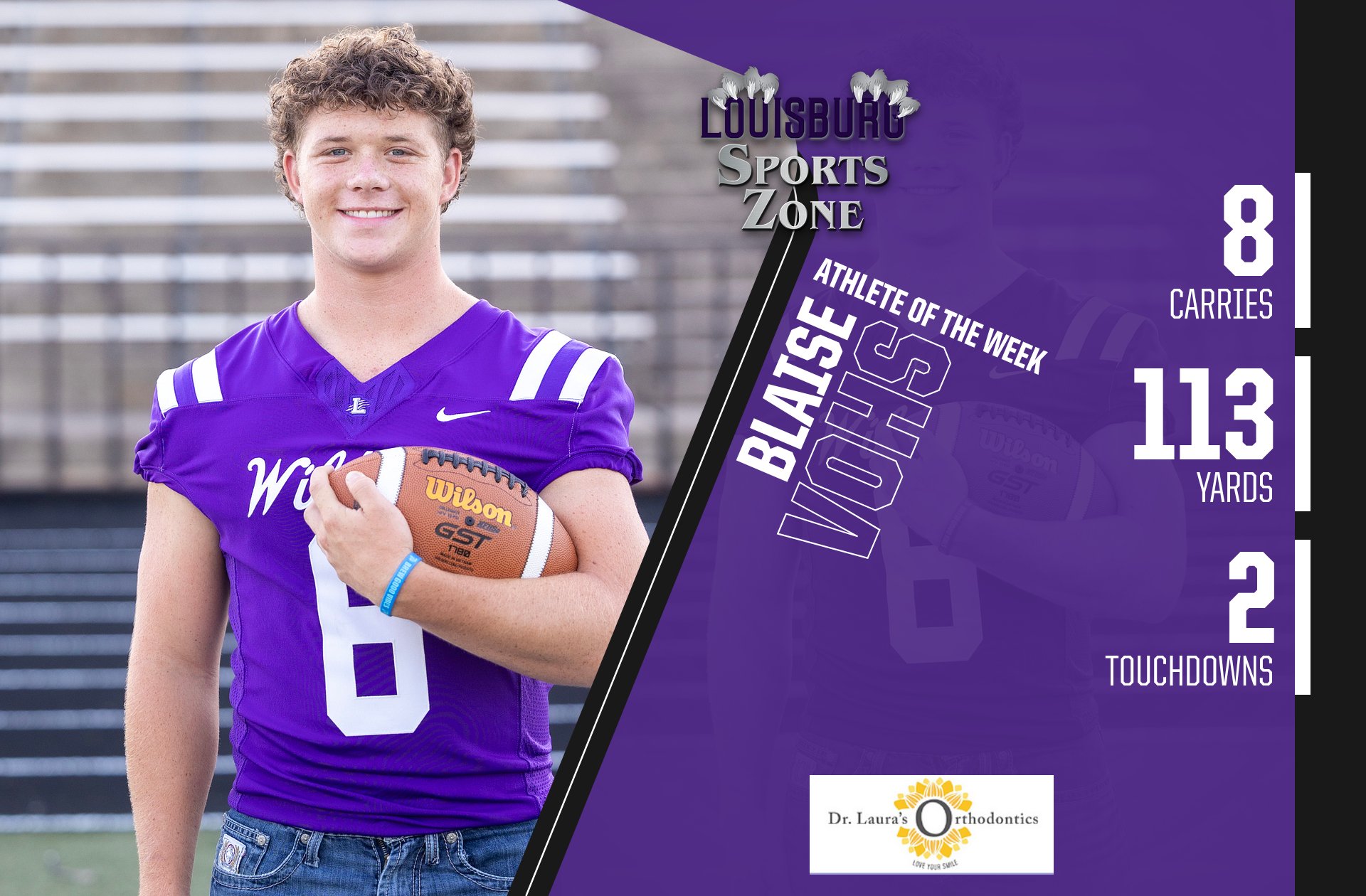 Week 4 Athlete of the Week: Blaise Vohs – Louisburg Sports Zone